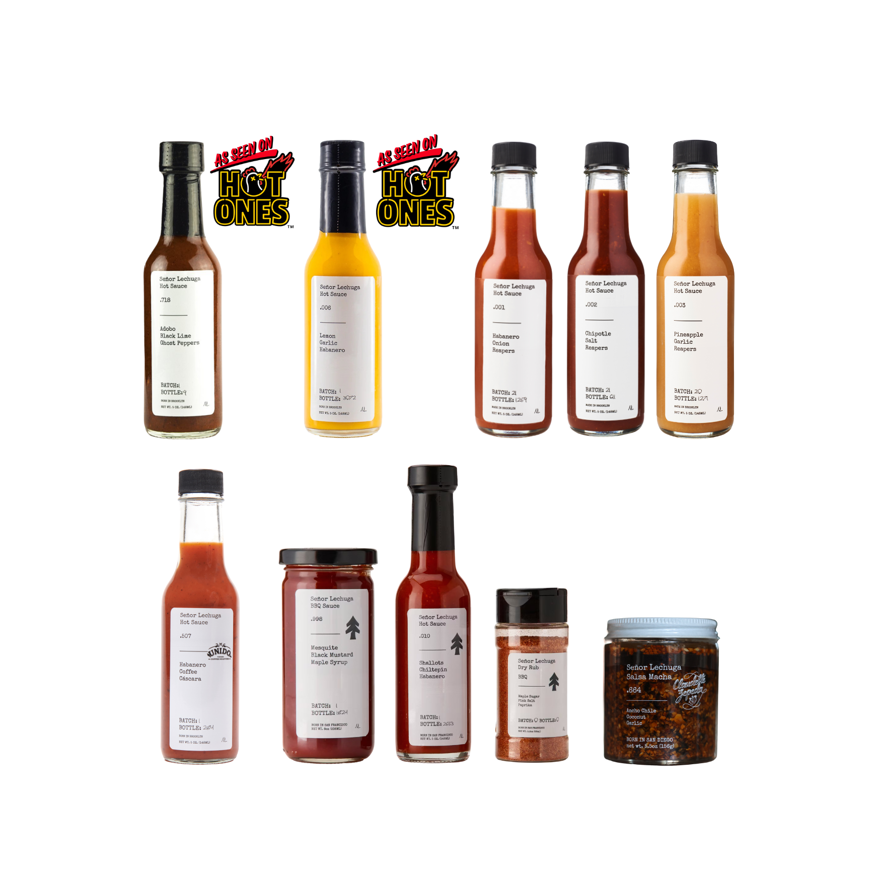 The Whole Enchilada – Señor Lechuga Hot Sauce